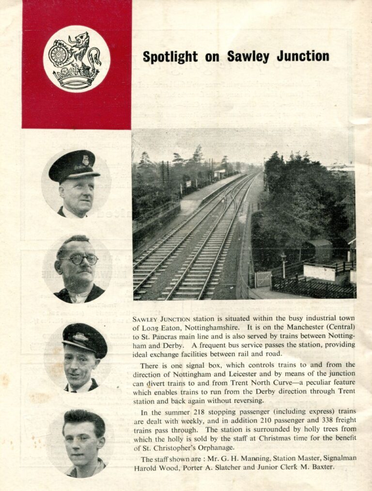 Spotlight on Sawley Junction - Sawley & District Historical Society